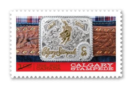 2012_stampede_stamp - Canadian Stamp News