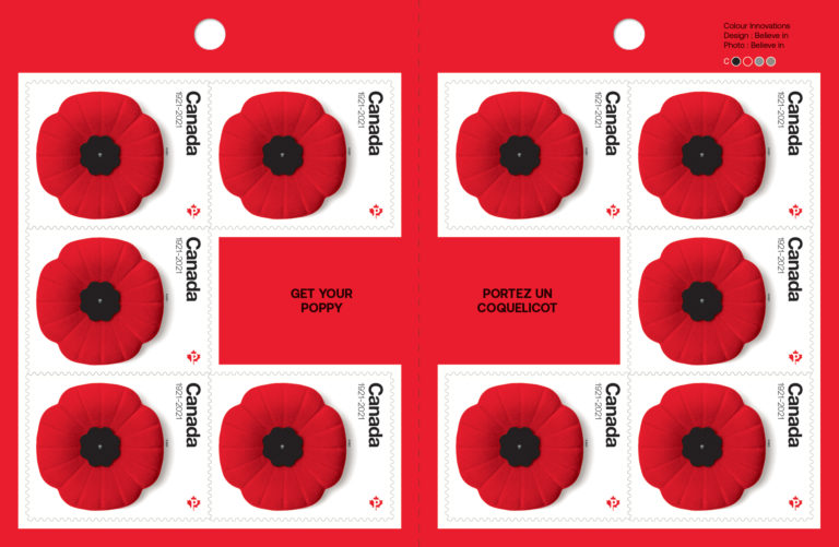 Canada Post marks 100 years of poppy as remembrance symbol - Canadian ...